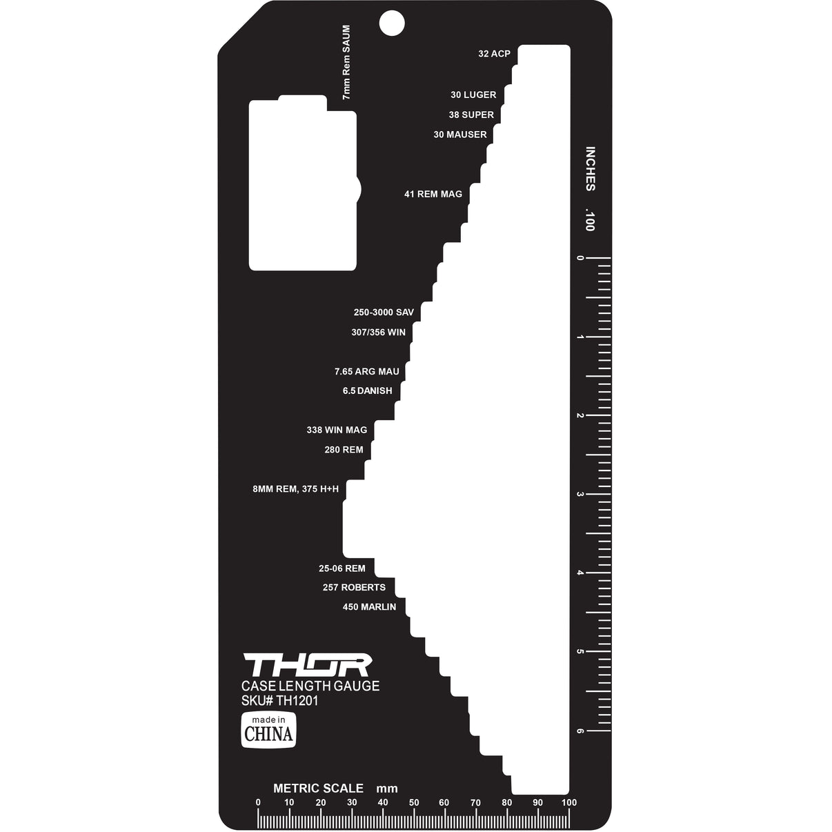 Thor® Bullet Case Gauge | TH1201 | ThorBullets.com – Thor Bullets